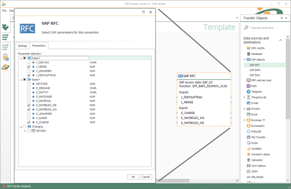 OPC DA, OPC UA PLC, DCS, Control System Connections to SAP